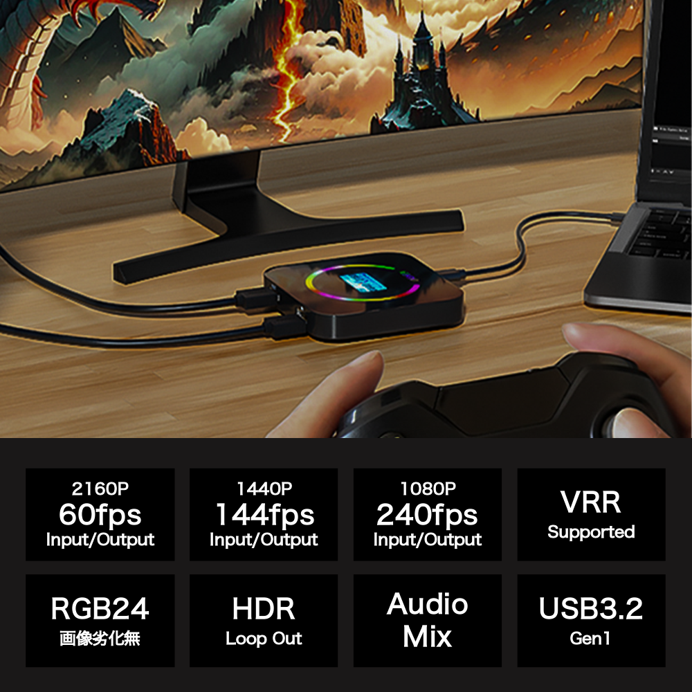 News 新ブランド「Hanx-Tech」の第一弾、「Hanx-Tech HDMI Capture 4K ULTRA」がGREEN ...